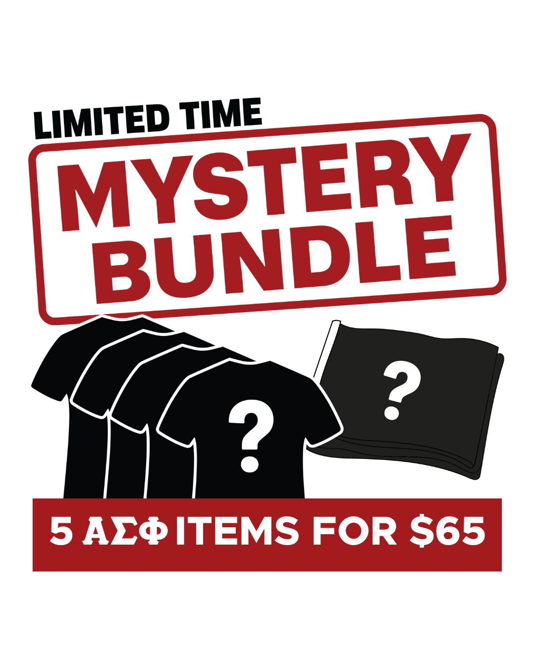 Alpha Sigma Phi Mystery Bundle – 5 Surprise Items for $65