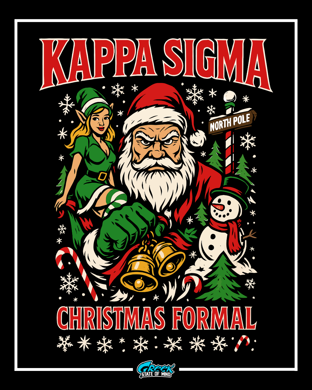 D035 – Kappa Sigma Holiday Formal Fraternity Shirt Design