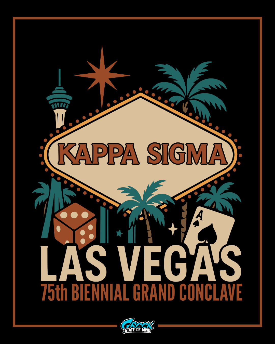 D046 – Kappa Sigma Las Vegas Grand Conclave Event Shirt Design
